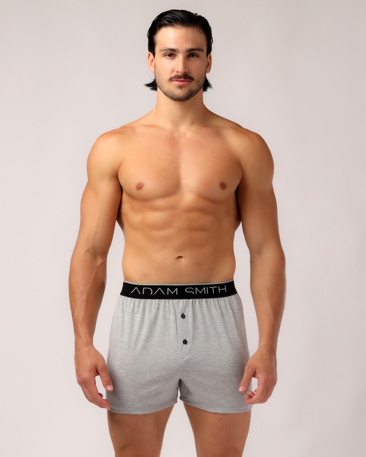 Adam Smith - Classic Boxers - Grey