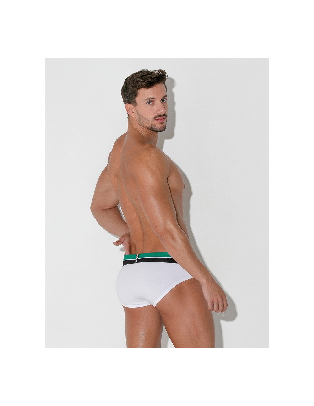 CODE 22 - Palm Tree Briefs - White